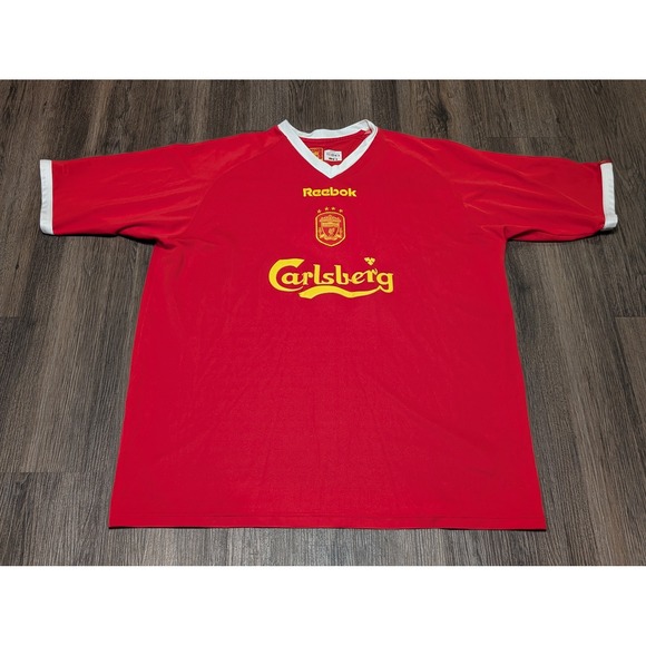 Reebok | Shirts | Vintage Reebok Liverpool Fc Soccer Jersey Carlsberg ...